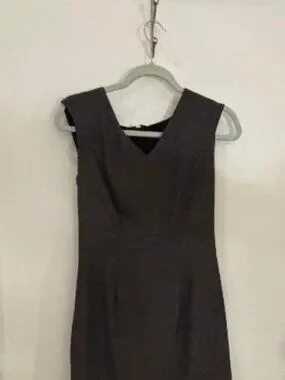 Mossimo Supply Co. | Dresses | Mossimo Gray Solid Sheath Knee Dress V ...
